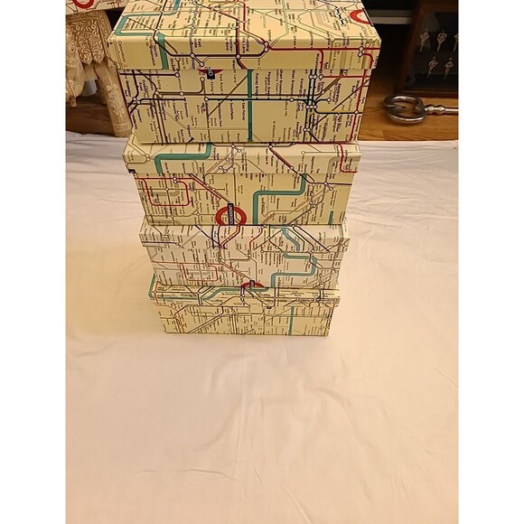 Underground | Storage & Organization | London Underground Tube Map Set ...